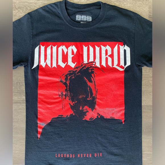 999 | Shirts | Juice Wrld Legends Never Die 29 Tee Szs | Poshmark